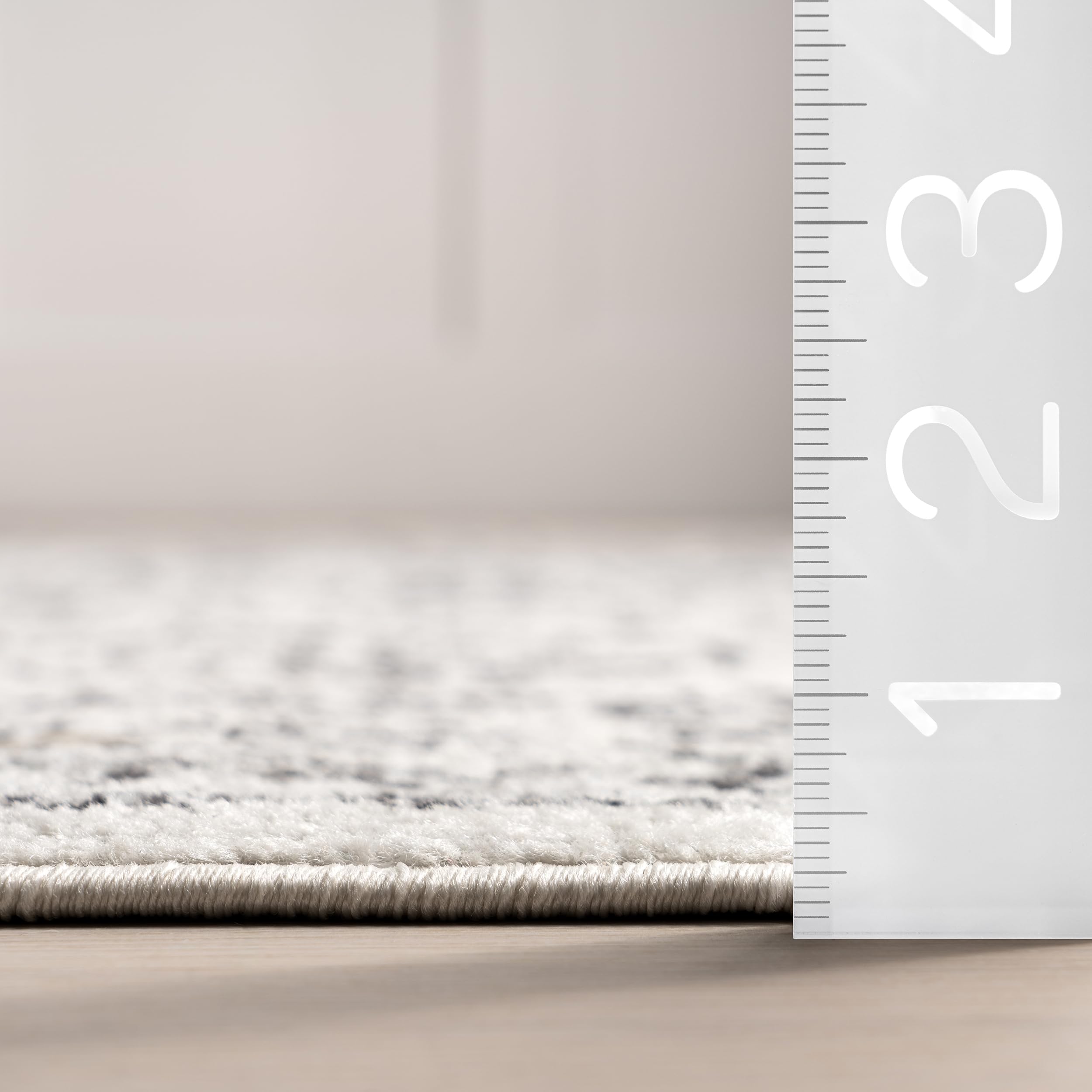 nuLOOM Minta Vintage Transitional Area Rug - 9x12 Area Rug Transitional Grey/Ivory Rugs for Living Room Bedroom Dining Room Kitchen