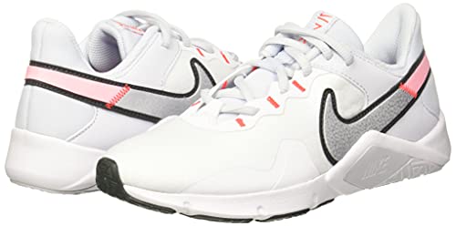 Nike Womens Legend Essential 2 Running Trainers, Football Grey/Dk Smoke Grey, 10 M US