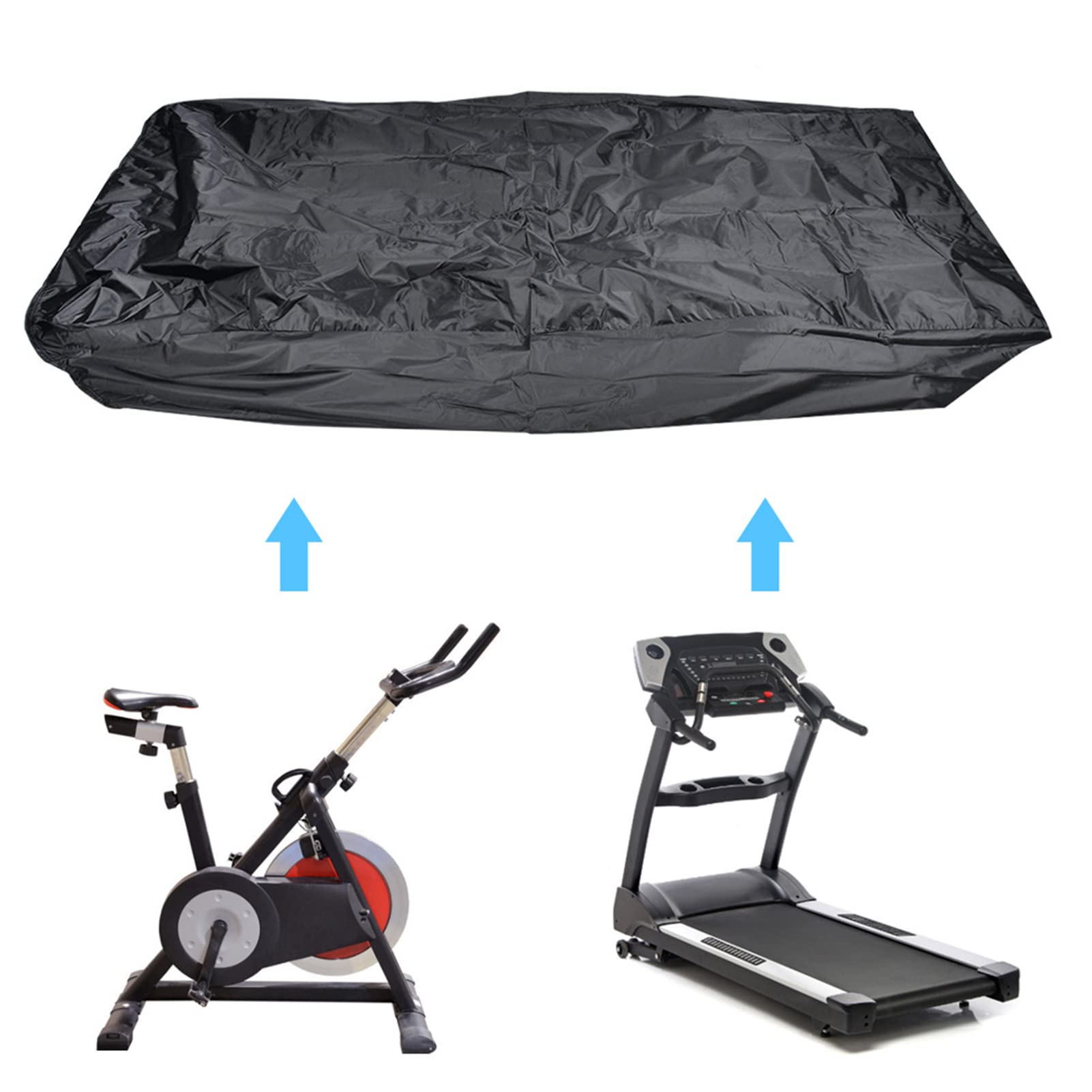 Treadmill Cover, Indoor Outdooor Waterproof Treadmill Cover Running Jogging Machine Dustproof Shelter Protection Universal Folding Dust Covers