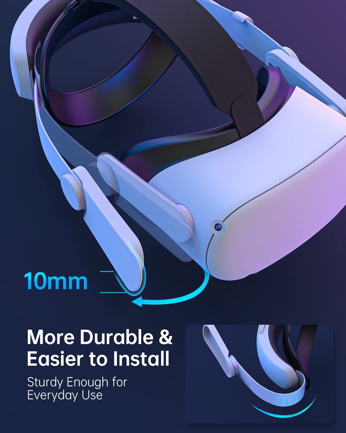 ZYBER Head Strap Compatible with Quest 2