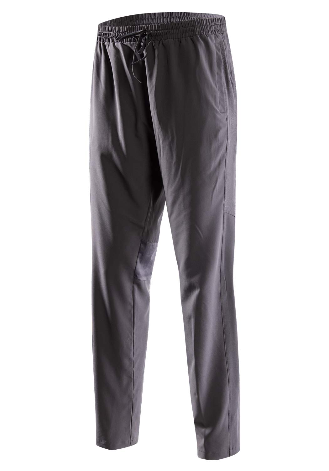 RION Active Men's Training Track Running Pants with Pockets Grey
