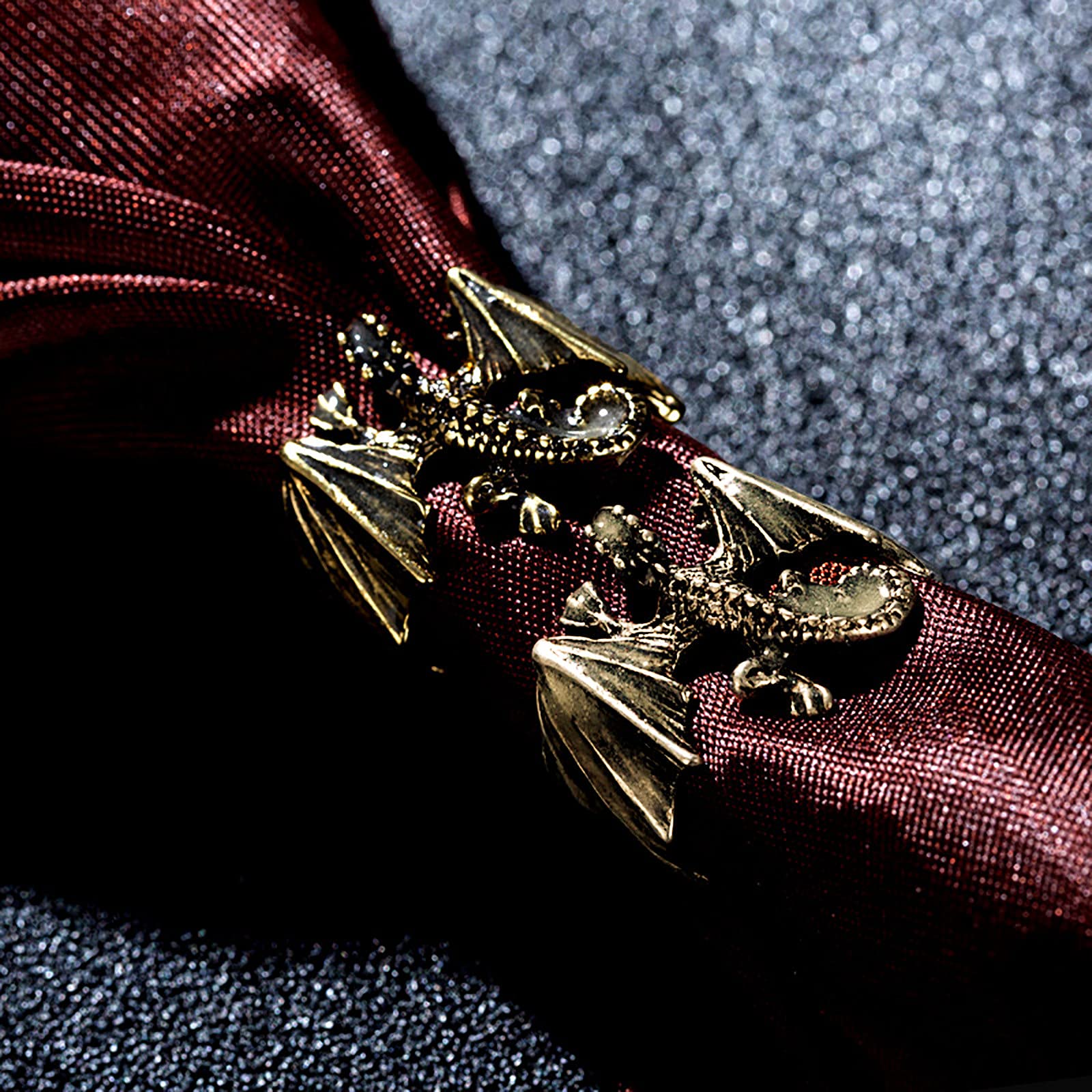 Vintage Luminous Punk Rings for Women Men Adjustable Open Rings Octopus Dragon Adjustable Stainless Steel Ring Gothic Stackable Rings Rings Retro