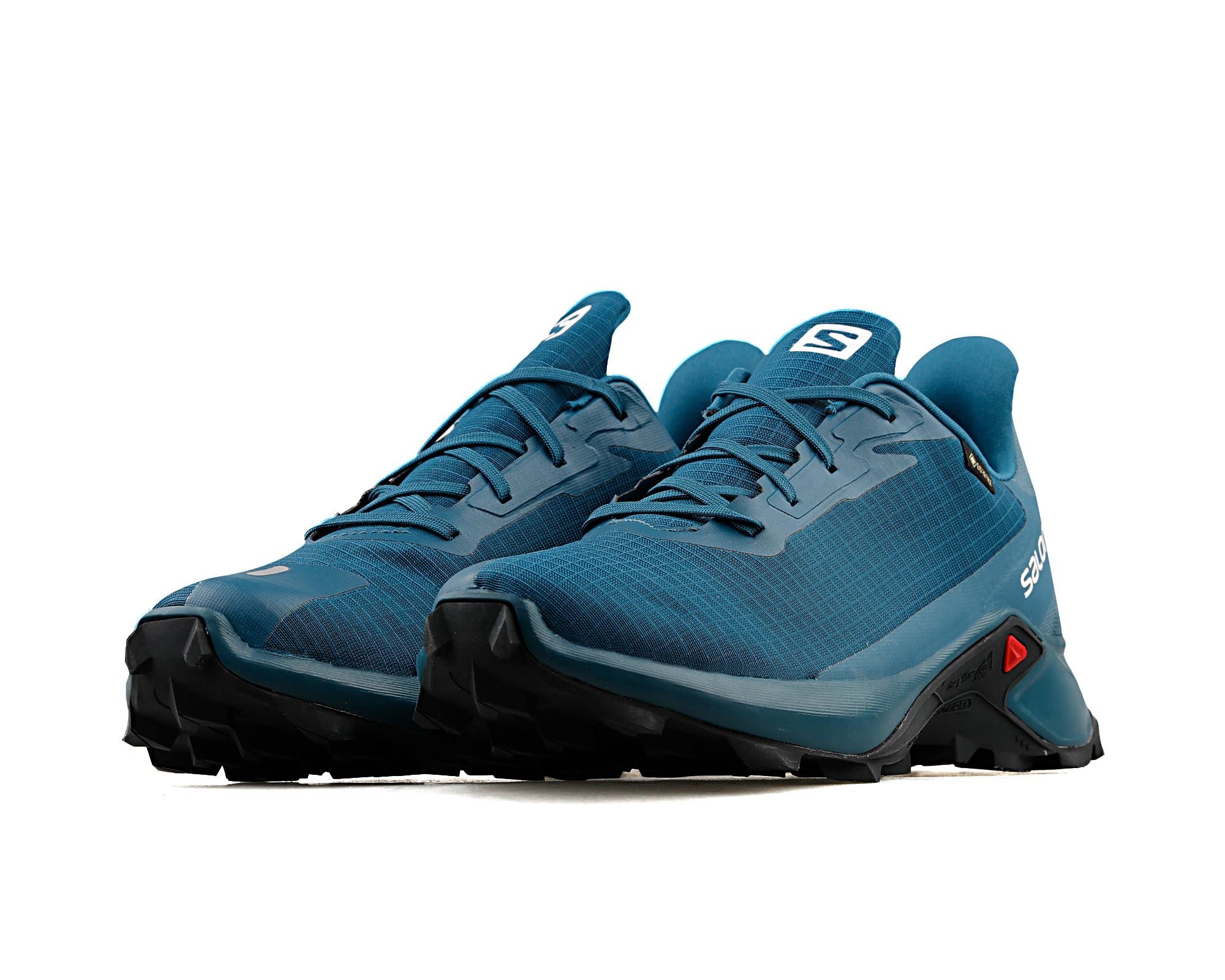 Salomon ALPHACROSS 3 Gore-TEX Trail Running Shoes for Men, Legion Blue/Mallard Blue/Night Sky, 8