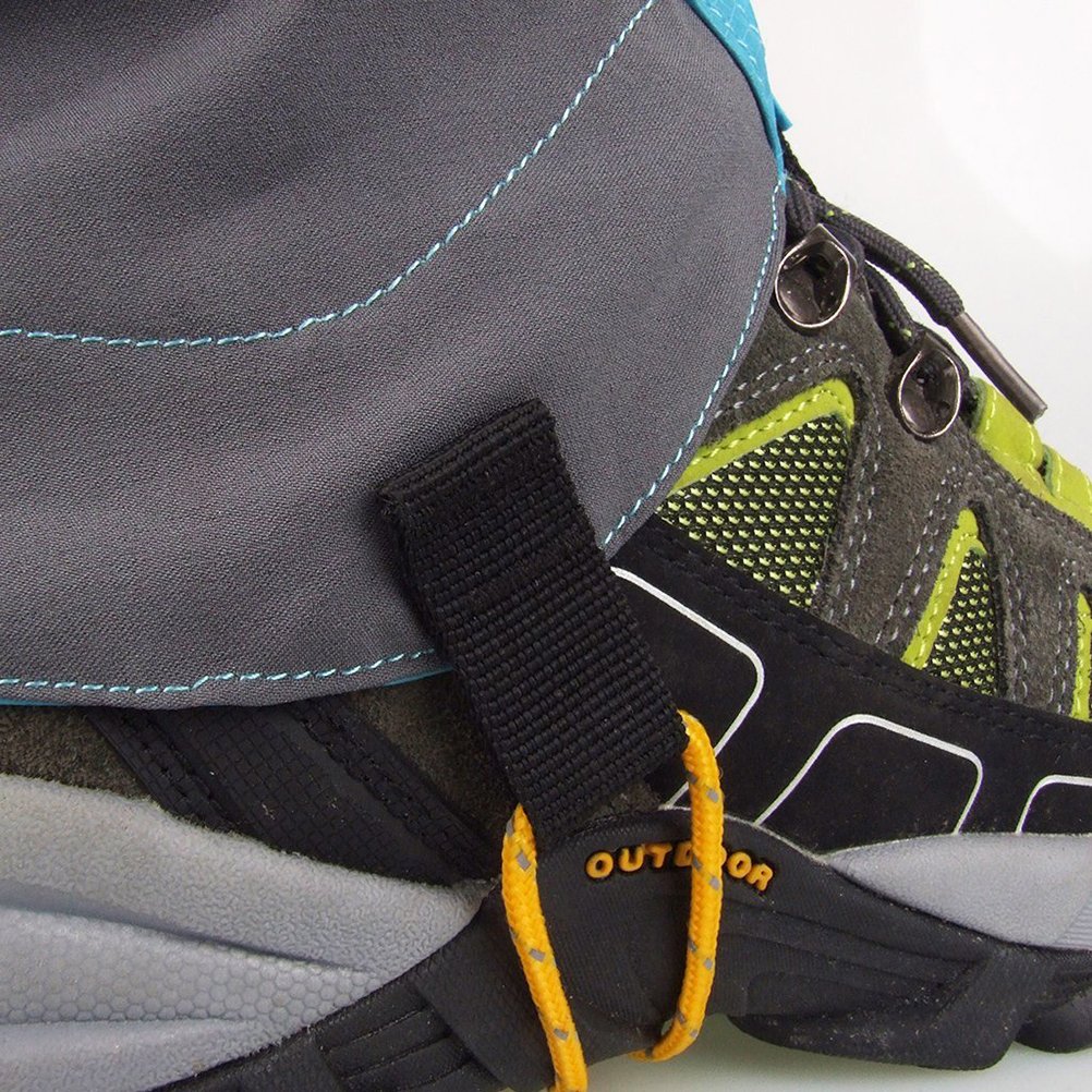 NUOLUX Pair of Outdoor Waterproof Ankle Walking Gaiters Hiking (Blue)