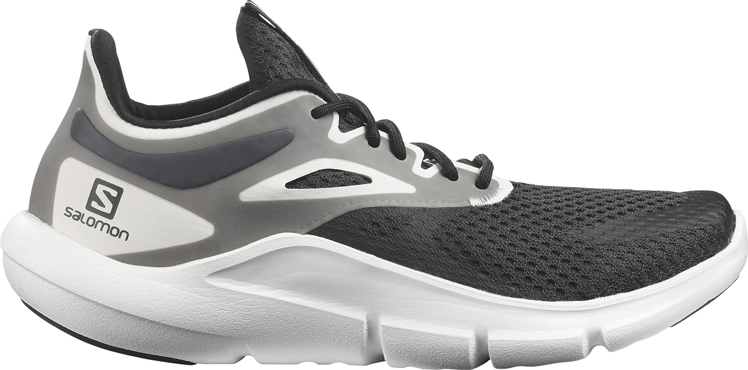Salomon Predict MOD Running Shoes for Women, Ebony/Meadowbrook/Purple Heather, 9