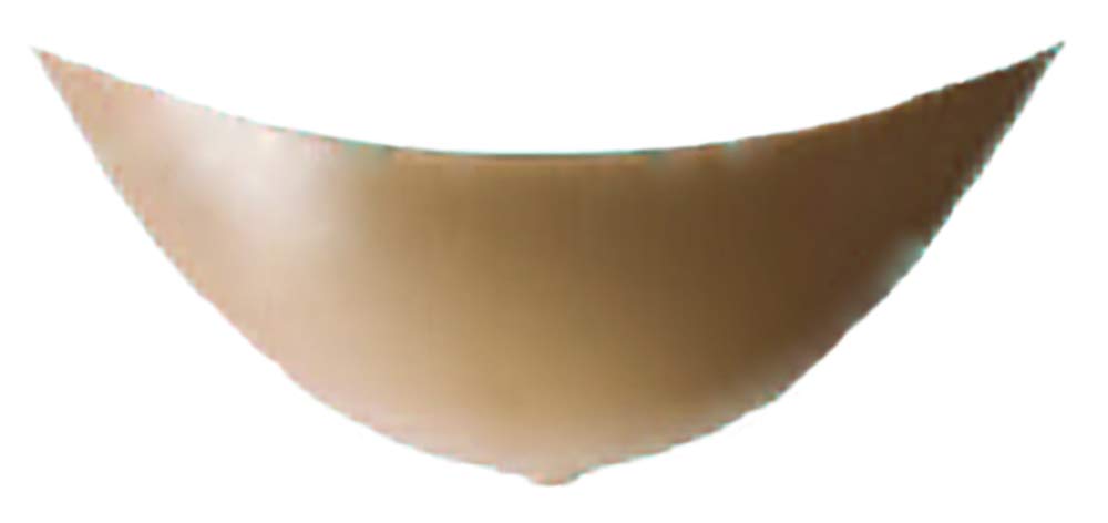Nearly Me - #985 Super Soft Ultra Lite Wt Full Triangle Silicone Mastectomy Breast Form (Size: 12) Beige