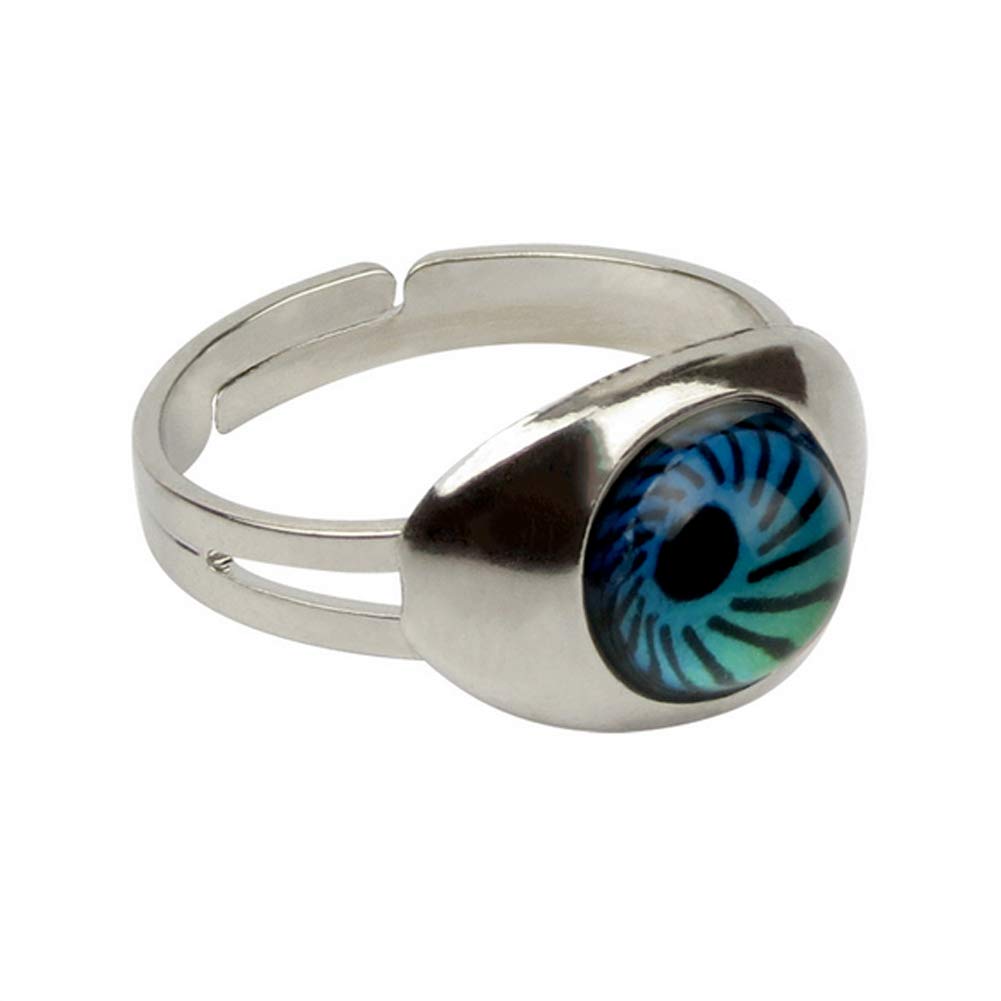 RIMOBUL Authentic Adjustable Mood Ring,Smiley Face,Magic Eyes - Pack of 3