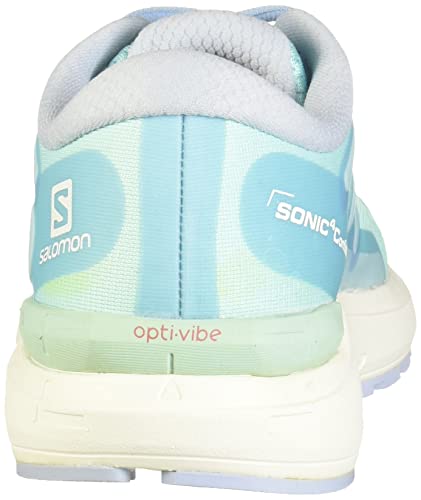 Salomon Sonic 4 Confidence Running Shoes for Women, Tanager Turquoise/White/Kentucky Blue, 8