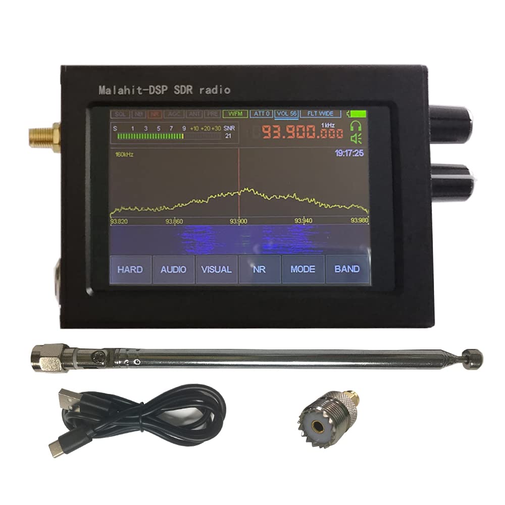 Tuidudi 50KHz-2GHz DSP SDR Receiver, 3.5 inch capacitive touch screen, aluminum alloy shell, USB connectivity