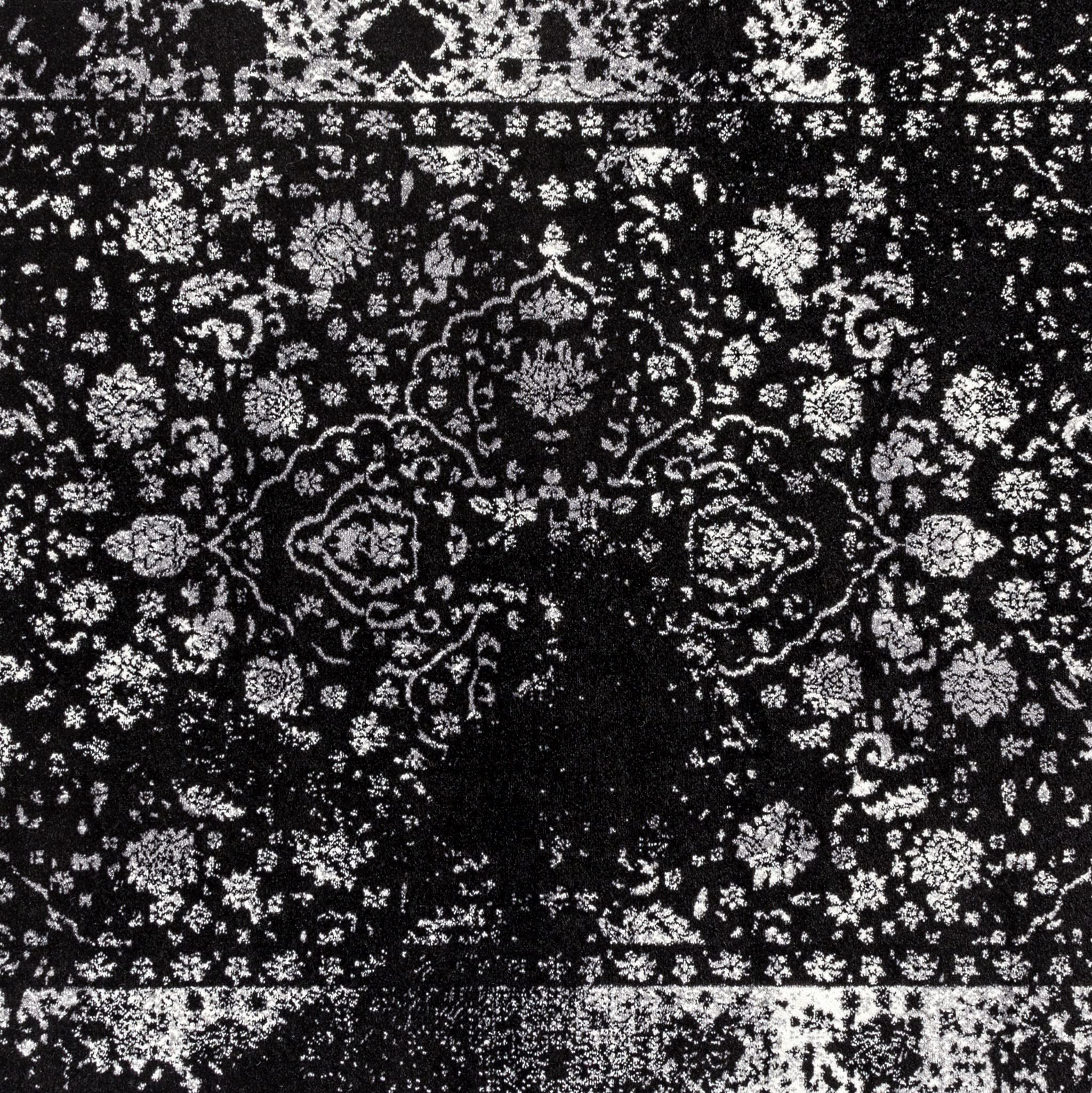 Persian-Rugs Luxe Weavers Rug 6495 β Distressed Floral Area Rug