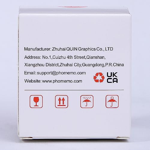 Phomemo Thermal Labels-for M110/M221/M220/M120/M200/M110S,1.57"x1.18"(40x30mm),230 Labels/Roll, for Barcode/Address/Mailing/Logo/Business/Home Tag