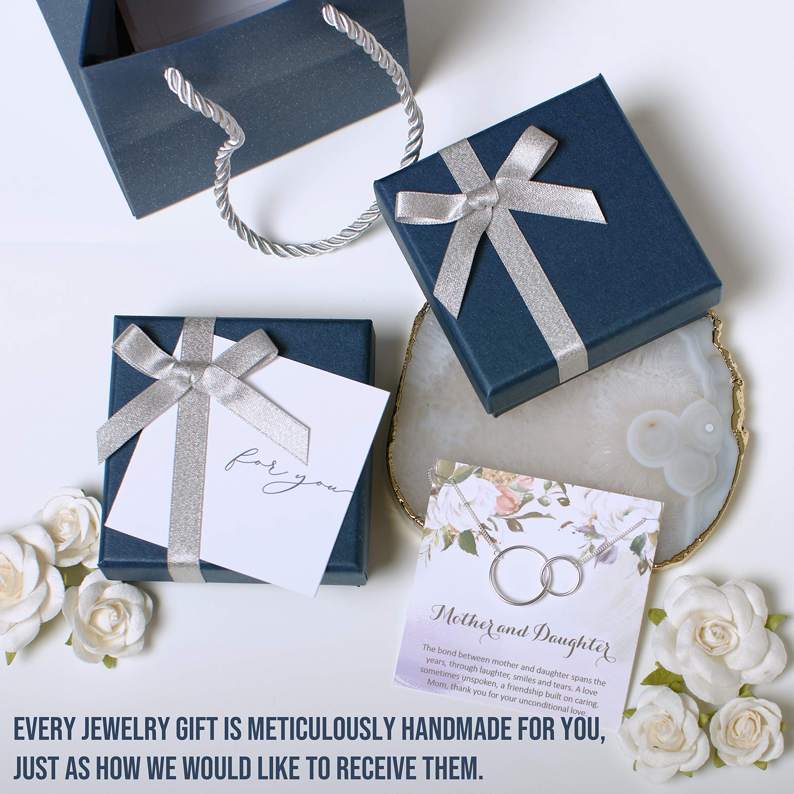 to My Mom on Wedding Day Gift for Mom from Daughter Bride to Mother Gift from Bride Mother of The Bride Gift Necklace