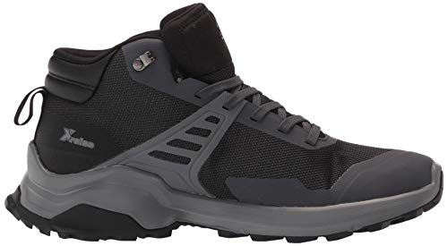 Salomon X Raise MID Gore-TEX Hiking Boots for Women, Ebony/Black/Quiet Shade, 6.5