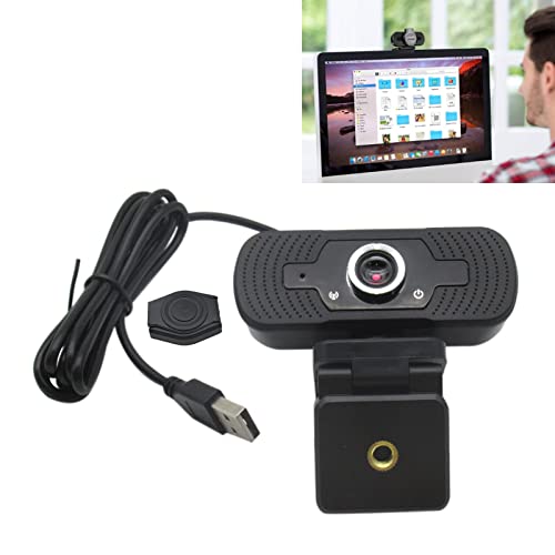 New! Webcam with Microphone Full 1080P HD with Privacy Cover Plug and Play Laptop Desktop USB Web Camera for Video Calling Online Class Conferencing Recording Gaming