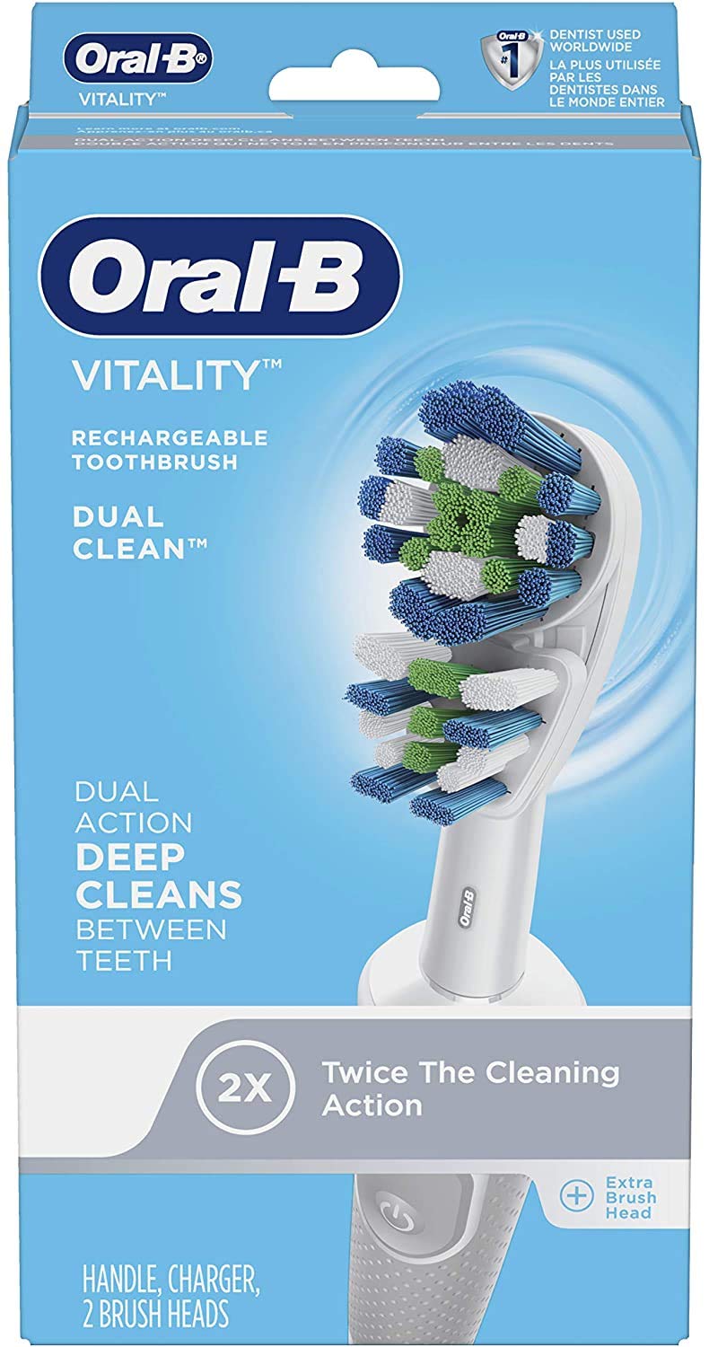 Oral-B Vitality Dual Clean Rechargeable Electric Toothbrush