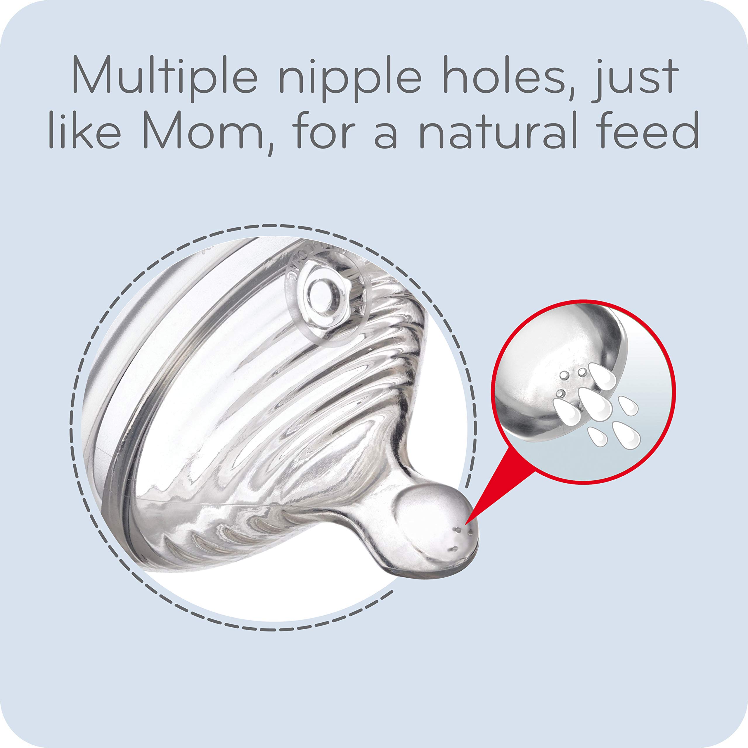 NUK Simply Natural Glass Baby Bottles