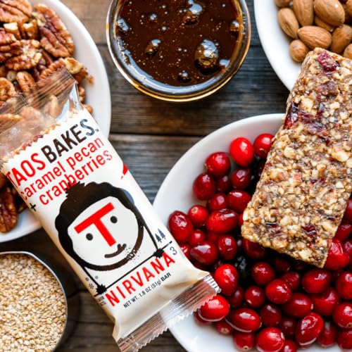 Taos Bakes Snack Bars - Crowd + Pleaser All-In-One Variety Pack - Gluten Free, Non-GMO, Healthy Granola Bars - Nutritious & Delicious Baked Bars - (12 Pack, 1.8oz Bars)