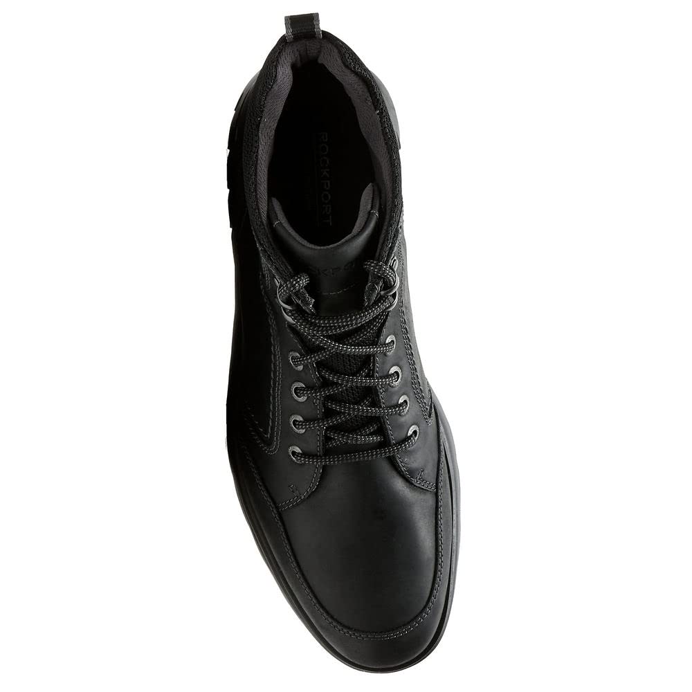 Rockport Men's Total Motion Sport Waterproof Boot Hiking, Black, 10.5