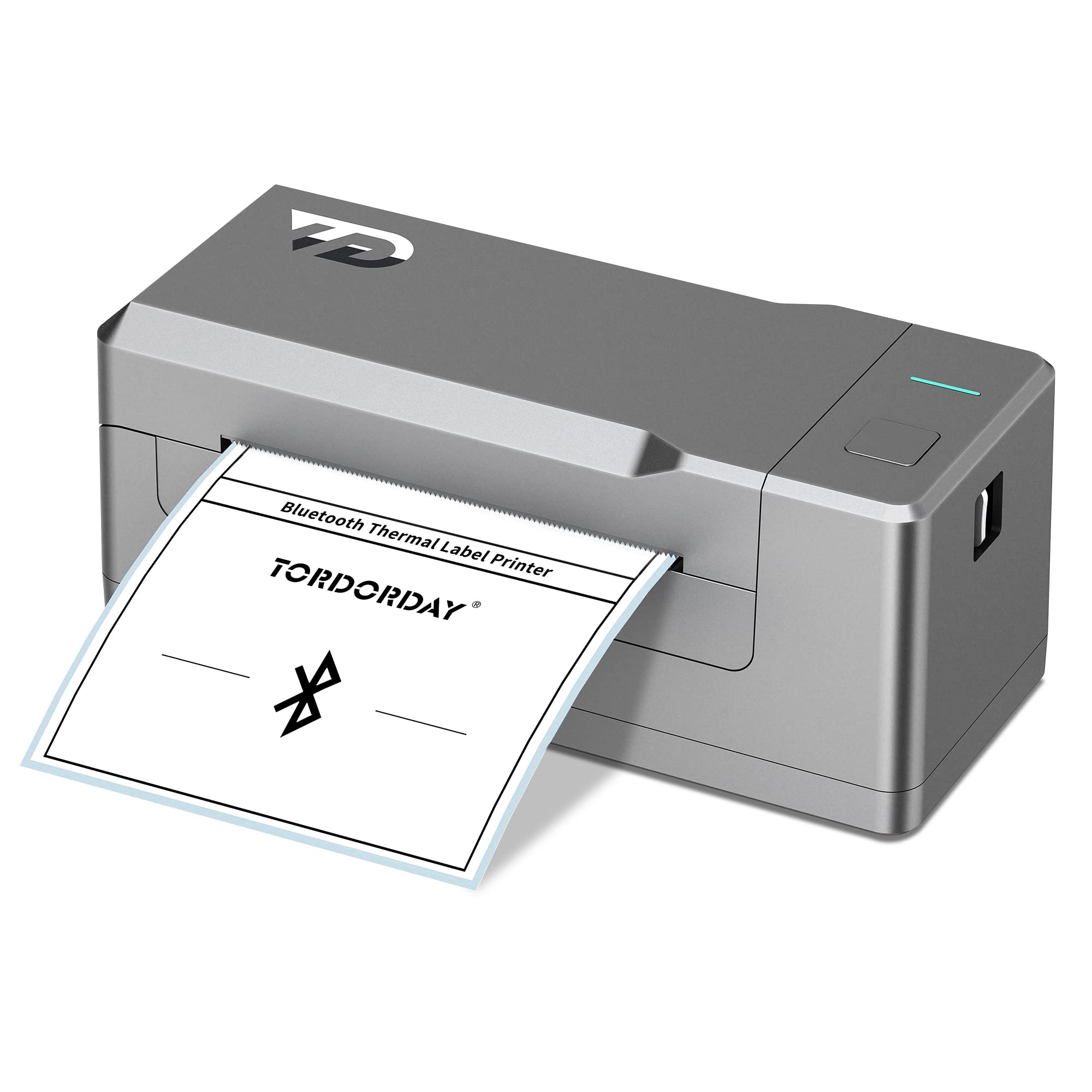 Tordorday Bluetooth Thermal Label Printer-Wireless Shipping Label Printer 4"x 6", Works with Windows, Smart Phone and iPad, Compatible with Amazon, Ebay, Etsy