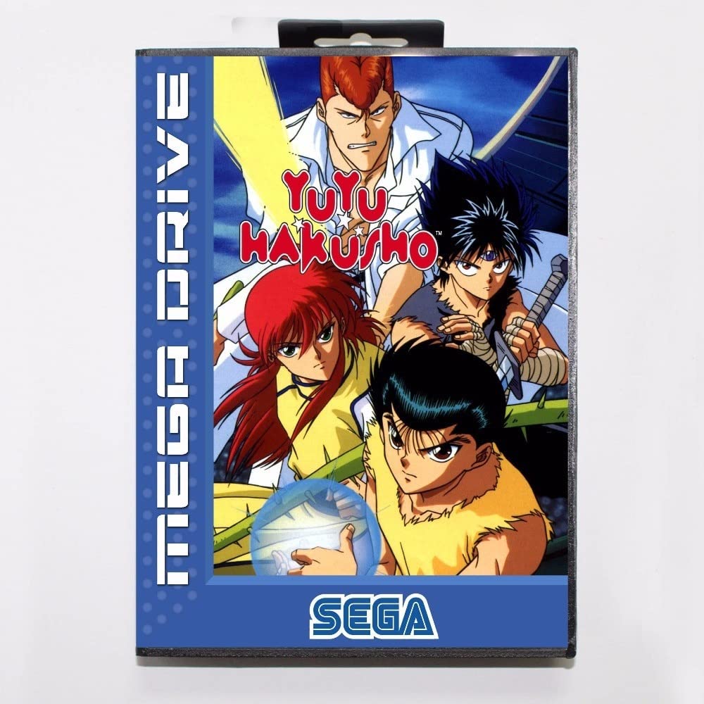Yu Yu Hakusho Makyou Toitsusen Game Cartridge 16 Bit MD Game Card With Retail Box For Sega Mega Drive For Genesis (Black)