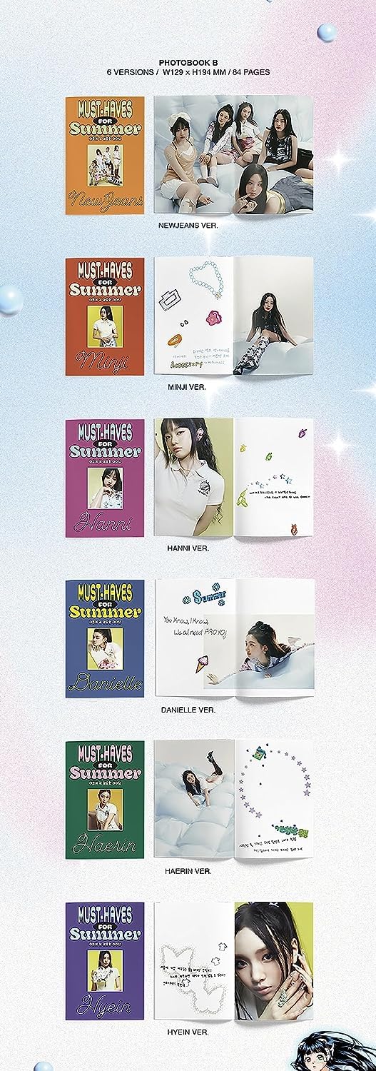 NewJeans - 2nd EP Get Up [Bunny Beach Bag ver.] Album (6 ver. SET)