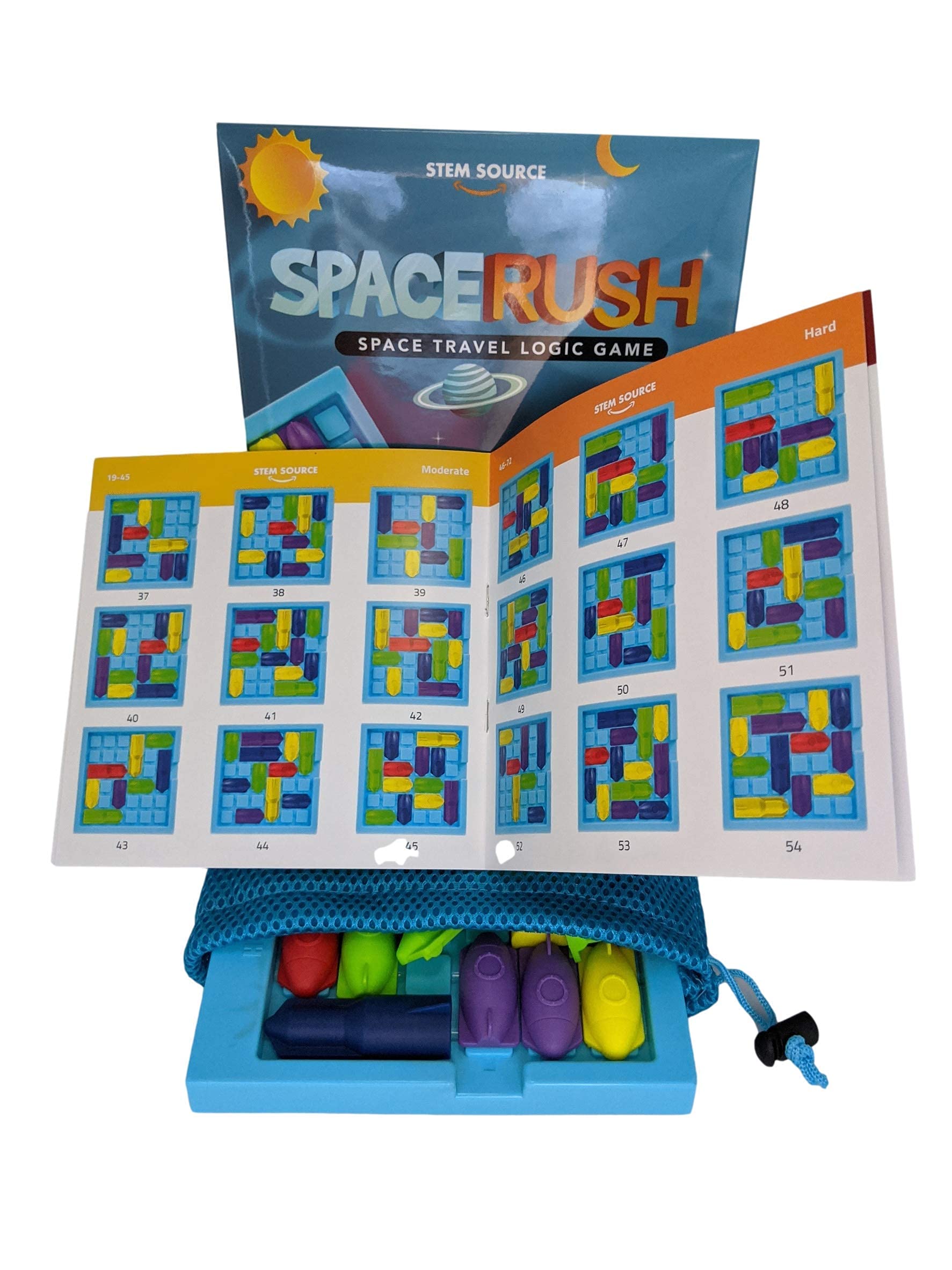 Pure Source Space Rush Traffic jam Thinking Game for Kids to Develop Logic and Solving Puzzle Skills with Fun Board Game