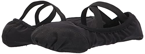 Sansha Women's Split Leather Sole Soft Ballet Shoes 83X PRO-FIT Flat, Black, 5.5