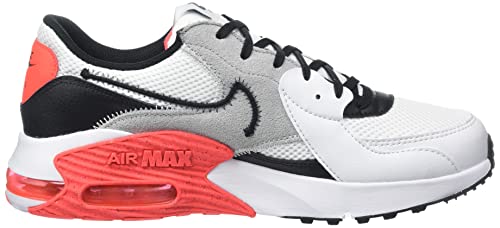 Nike Downshifter 11, Men's Sneakers, White Black Bright Crimson Lt Smoke Grey, 11.5 US