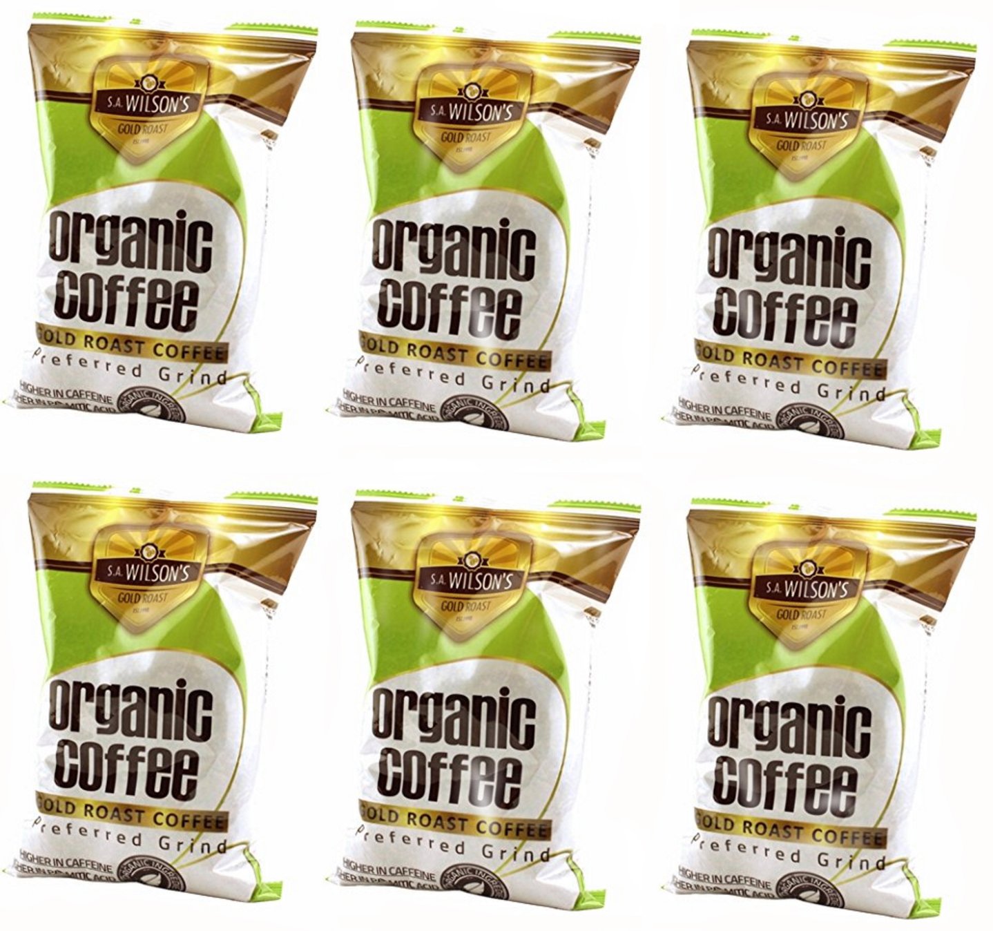 Organic Enema Coffee - One Pound - by S.A. Wilson - Pack of 6