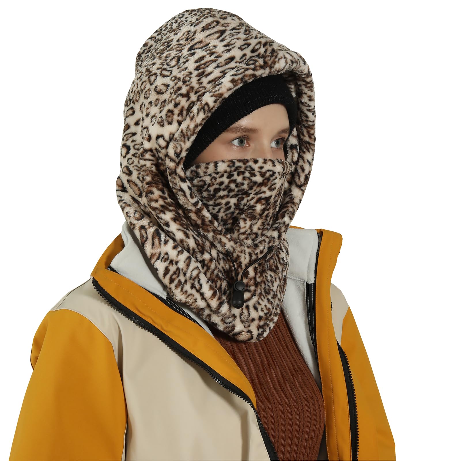 RITOPER Balaclava Women Fleece Ski Mask Winter Face Mask Snow Head Warmer Windproof Face Cover Cold Weather Face/Neck/Ear Warmer