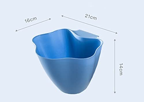 Muellery Hanging Kitchen Waste Bin Over-Cabinet Garbage Bowl Trash Can Collecting Food Scraps Pink TPKS79788Pink