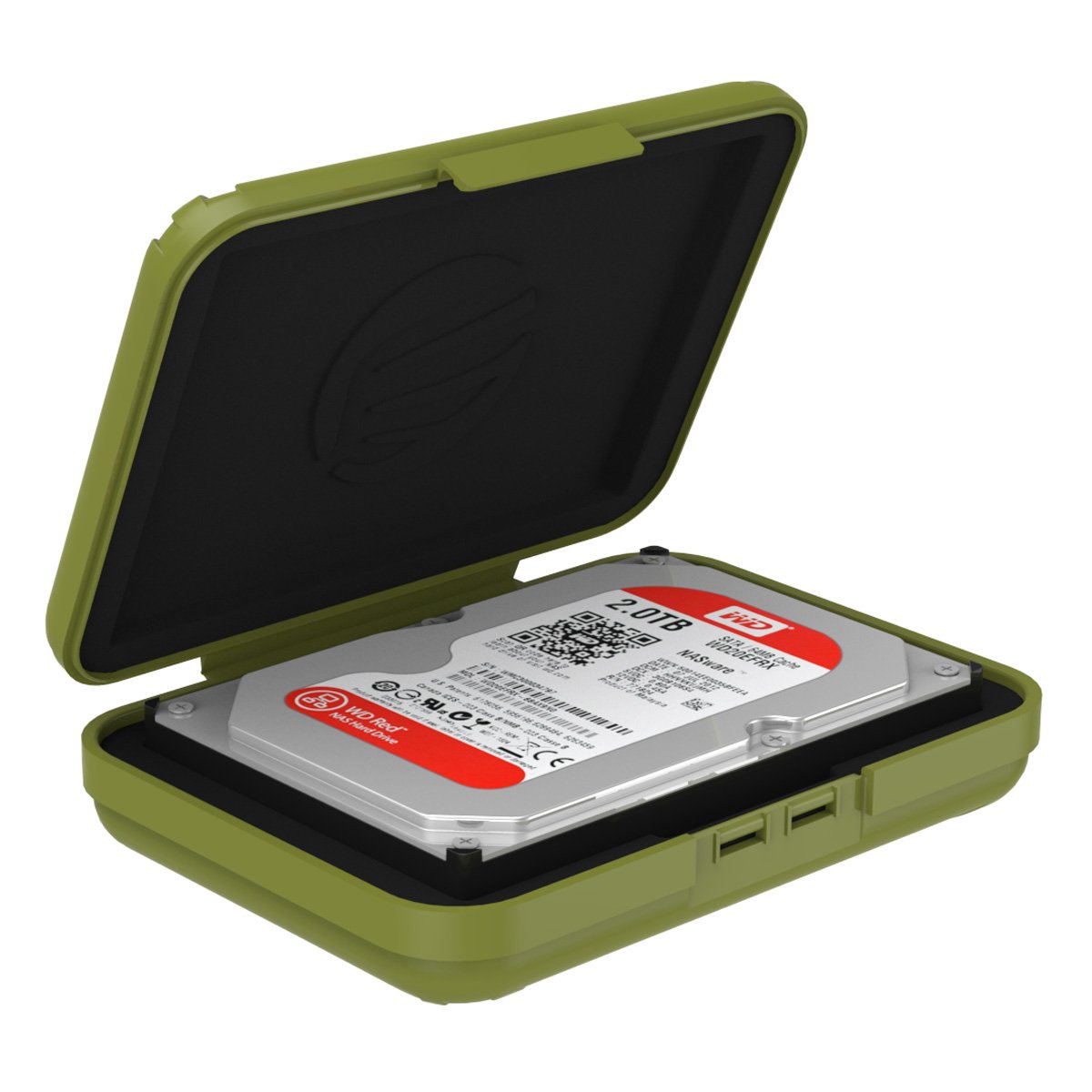 ORICO PHX-35-SN Green Protective 3.5" inch Hard Drive Case Enclosure Protector