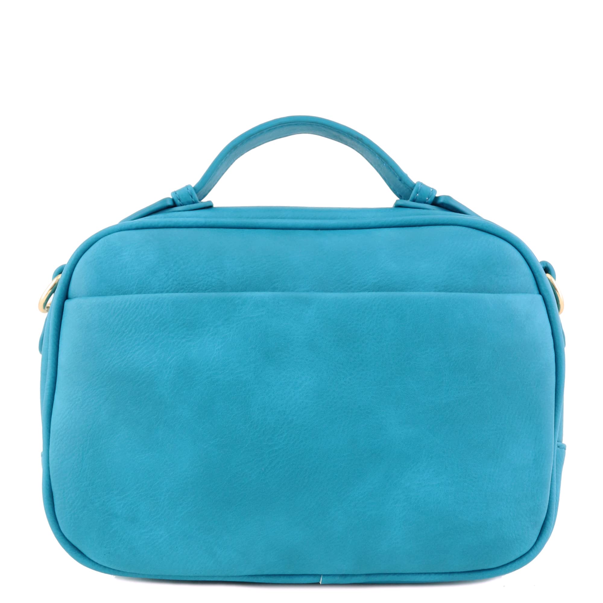 Top Handle Mini Satchel Bag Crossbody Purse (Teal)