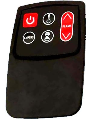 Replacement Remote Control for Fire Place Twin Star ClassicFlame Classic Flame Dura Flame Duraflame Fireplace Stove Heater Parts
