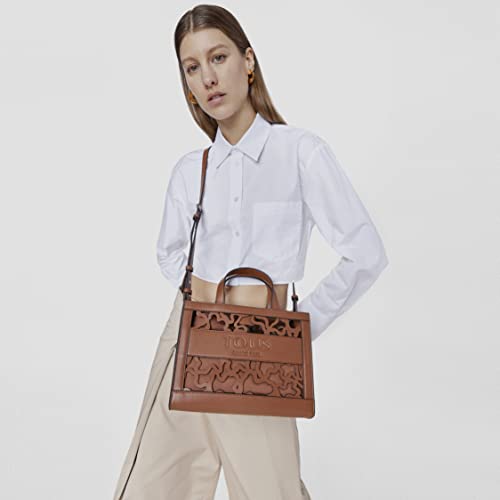 TOUS Amaya Kaos Shock Shopping Bag, Brown, Medium