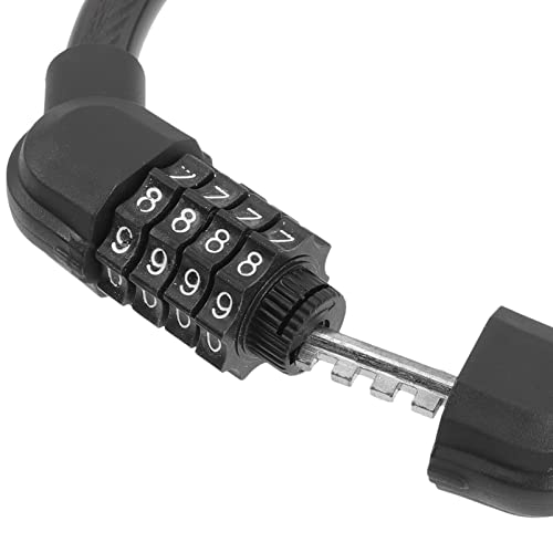 Wear-Resistant Motorcycle Lock Cycling Accessories 2Pcs Wear-Resistant s Convenient Motorcycle Locks Professional Cable Locks Cycle Accessory Bike Cable Lock Cable Bike s