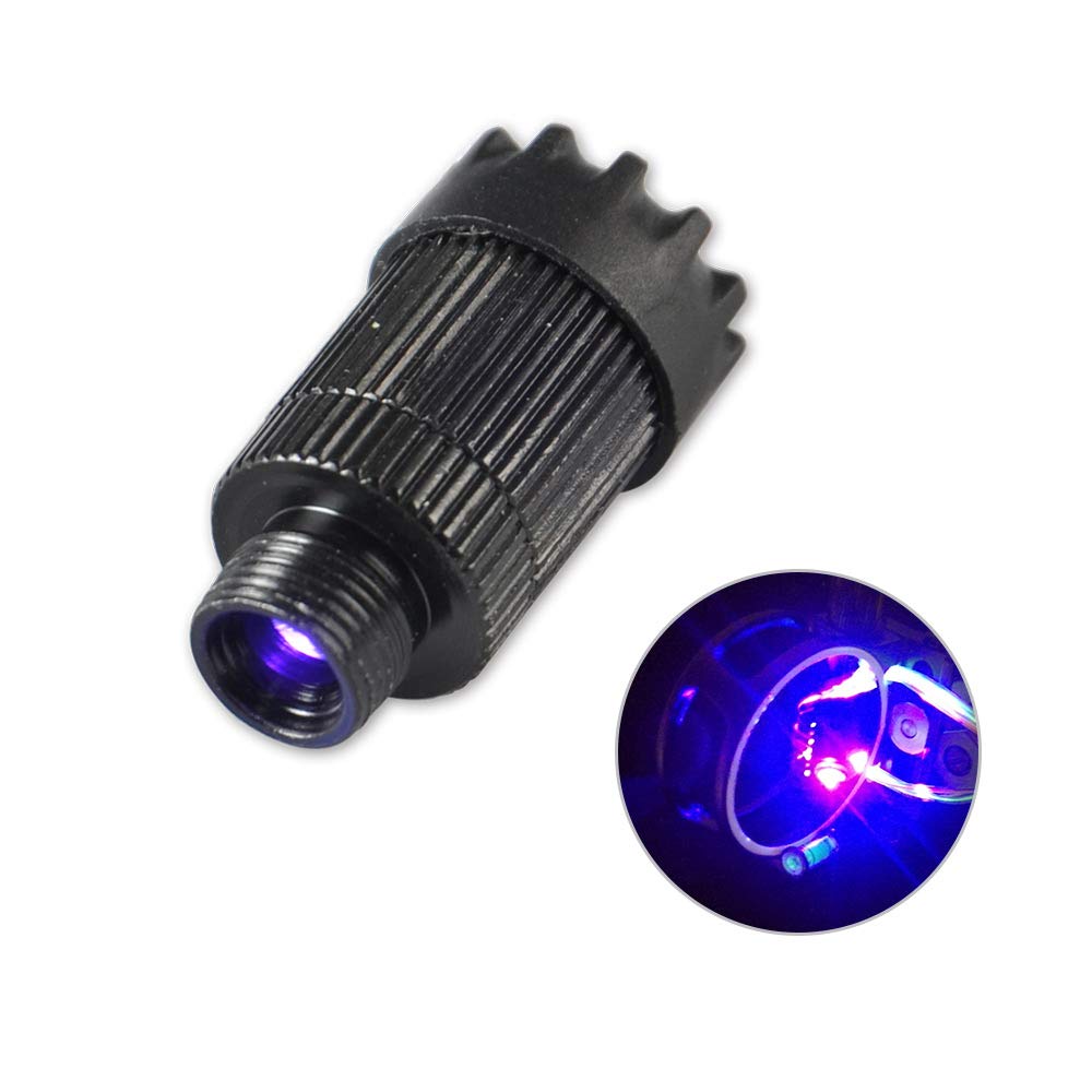 TOPOINT ARCHERY Fiber Optic LED Sight Light 3/8-32 Thread - Rheostat Light with 3 Settings, Black
