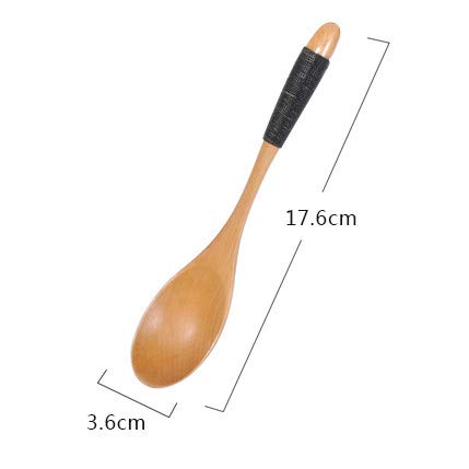Place Mats for Tables 4 Kitchen Tools Wooden Soup-Teaspoon Cooking Fork Spoon Tableware Utensil Kitchen,Dining & Bar Charger Plates 6