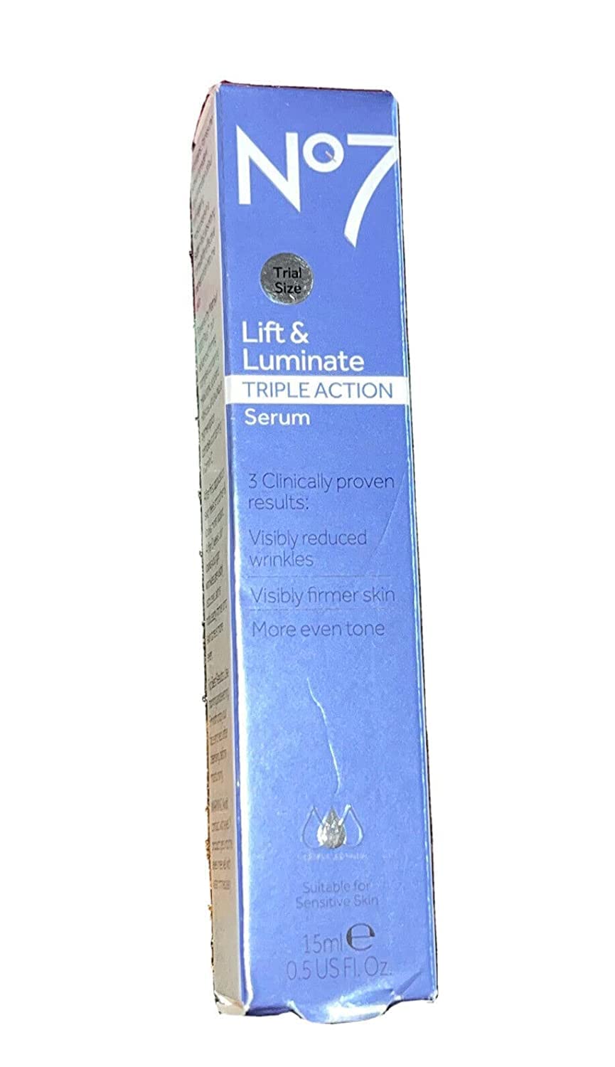 No7 Lift & Luminate Triple Action Serum - 1 ounce tube - Pack of 3