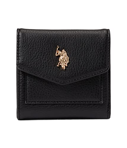 U.S. Polo Assn. Small Flap Wallet Black One Size
