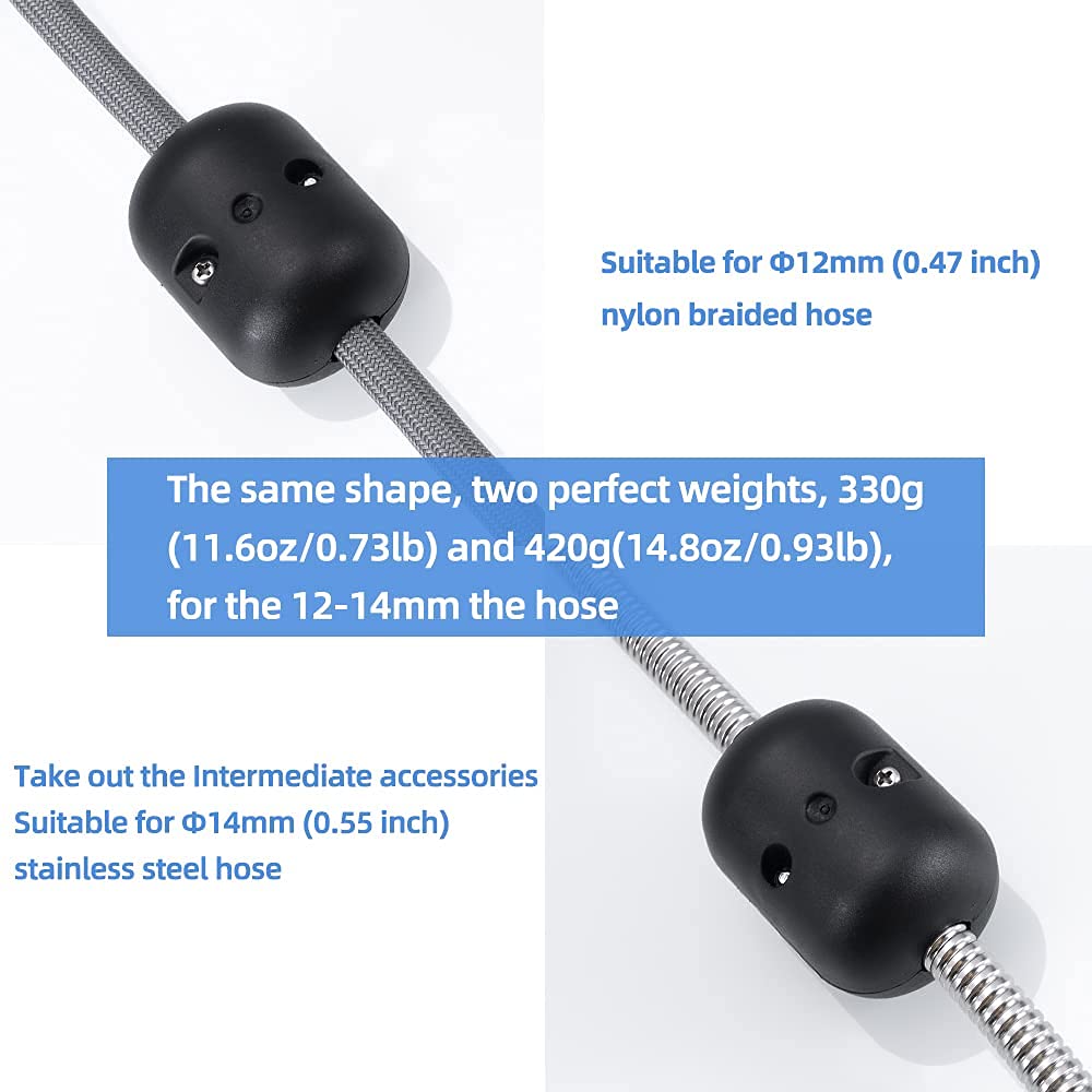 Xuchuan 14.80oz(420g/0.93lb) Universal Kitchen Pull Down Faucet Hose Weight Ball, Sink Basin Pull Out Sprayer Heavy Gravity Replacement Parts
