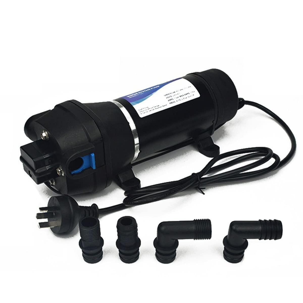 XuuSHA Hand Bilge Pump AC220V 110V Electric Vacuum Reciprocating Marine High Pressure Water Supply Pump FL-41/43 Bilge Pump Automatic (Voltage : 12V)