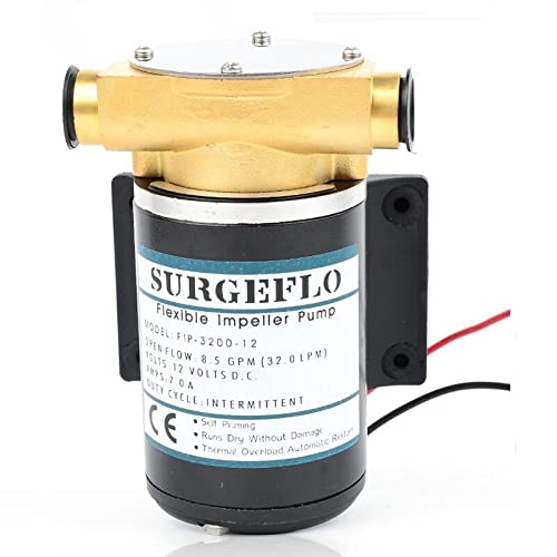 XuuSHA Hand Bilge Pump Bilge Pump DC 12V Wash Water Pump Self-Priming Motor Suction Pump Bilge Pump Automatic (Voltage : 12V)