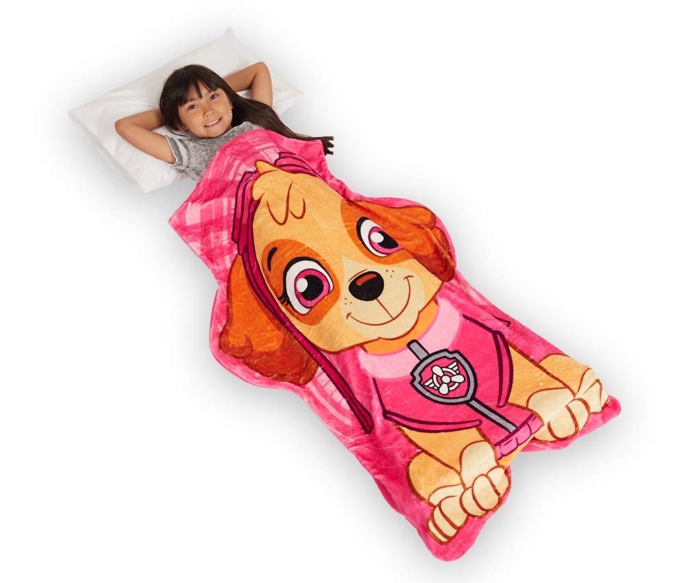Paw Patrol Blanket - Plush, Skye Themed Slumber Pal Wearable Toddler Blanket - Soft, Cuddly, and Cozy Blanket Design, Extra Comfy, Ages 3-5