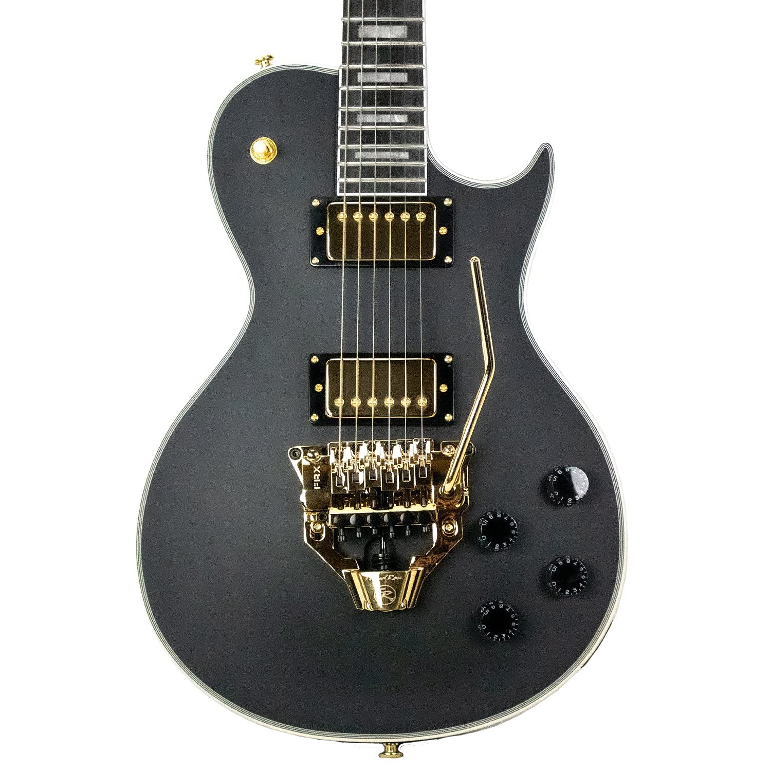 Sawtooth 6 String Vudu 22 Fret w Floyd Rose FRX Electric Guitar, Right (ST-ES-SBMGR-1)