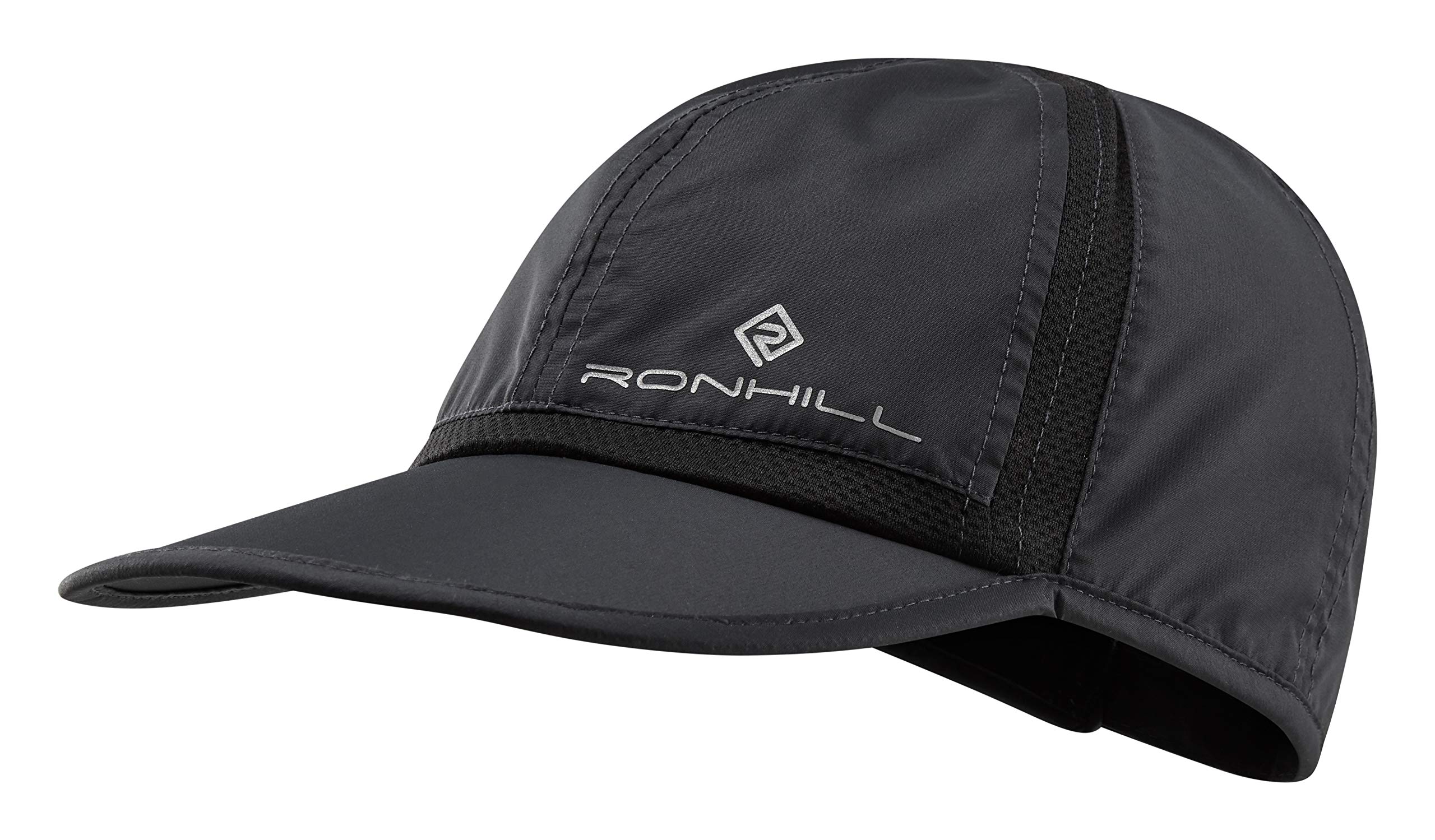 Ronhill Unisex-Adult Run Cap, All Black, Small/Medium