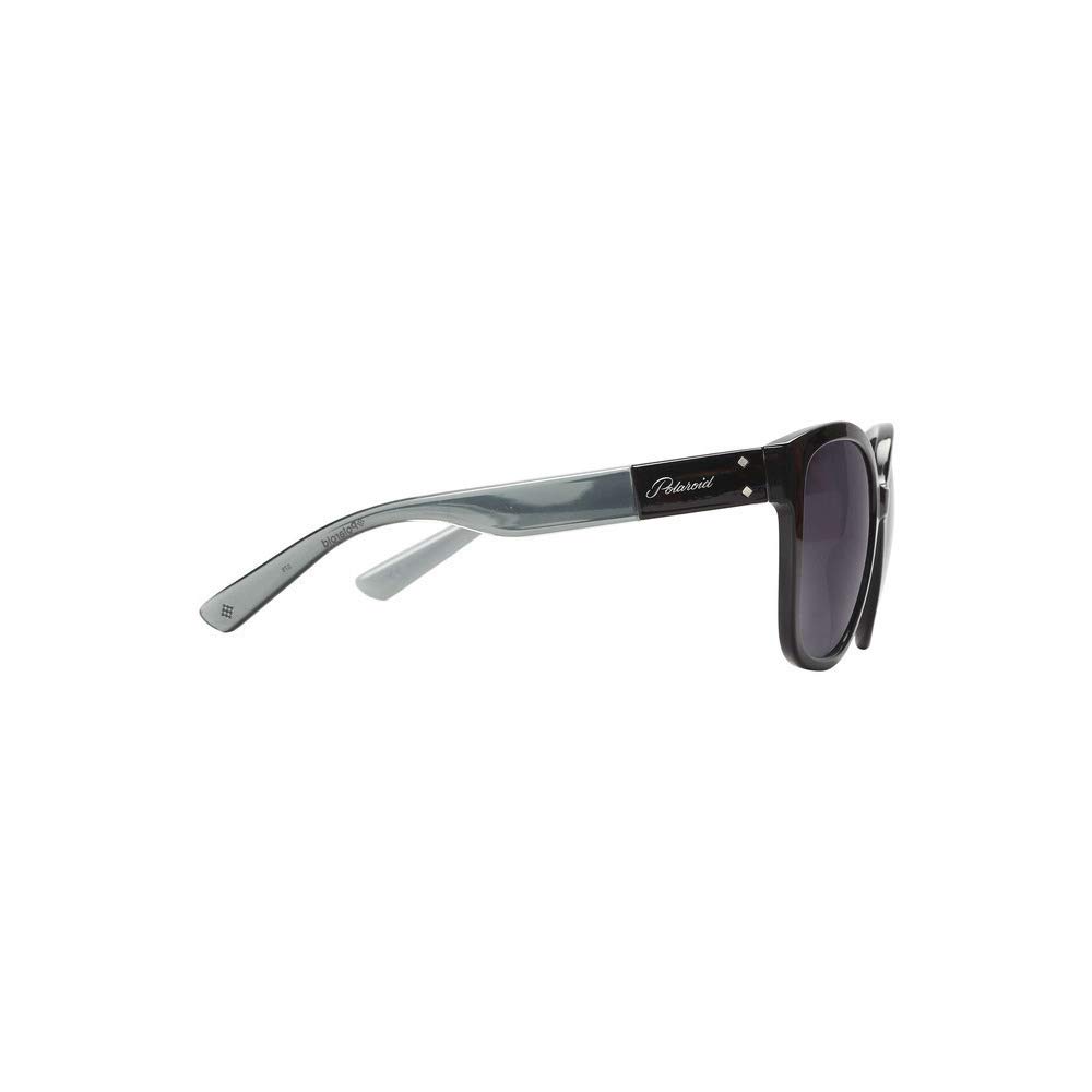 Polaroid Sunglasses Women's PLD 4070/S/X Square Sunglasses, Black/Polarized Gray, 54mm, 20mm