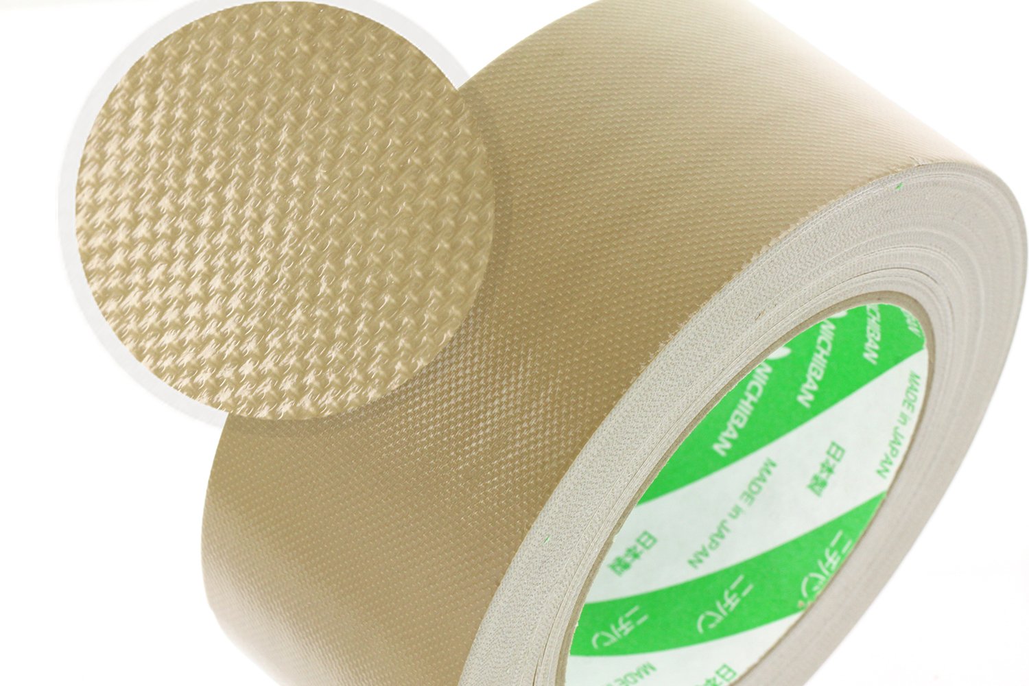 Nichiban 102N7-50 Cloth Tape, 2.0 inches (50 mm) x 86.5 ft (25 m) Roll, Ochre