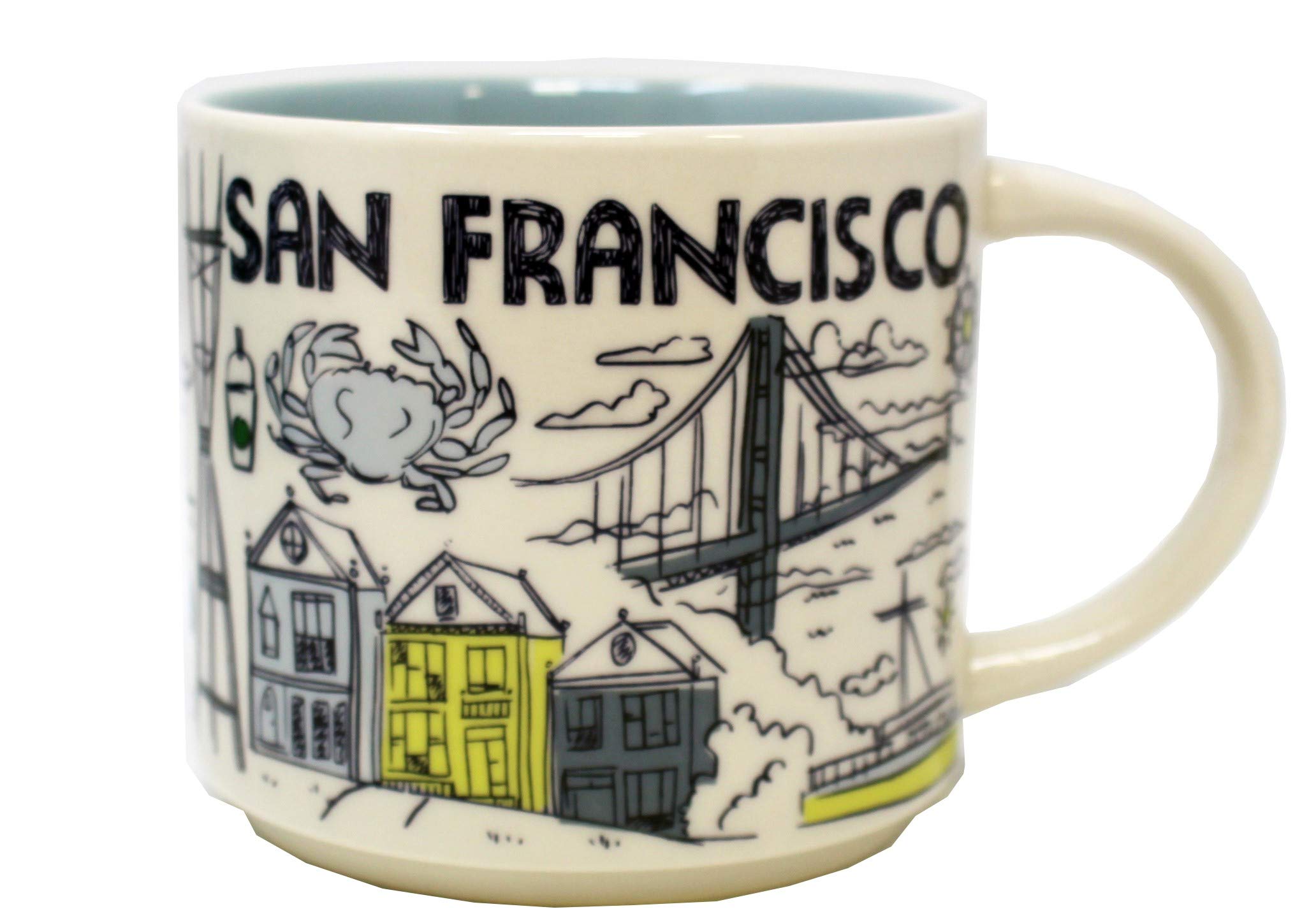 Starbucks Been There Series San Francisco,Ceramic Mug, 14 Oz