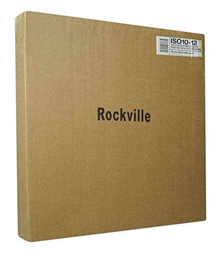 Rockville Isolation Platform Acoustic Riser Pad for 10"/12" Subwoofers, (Iso 10-12)